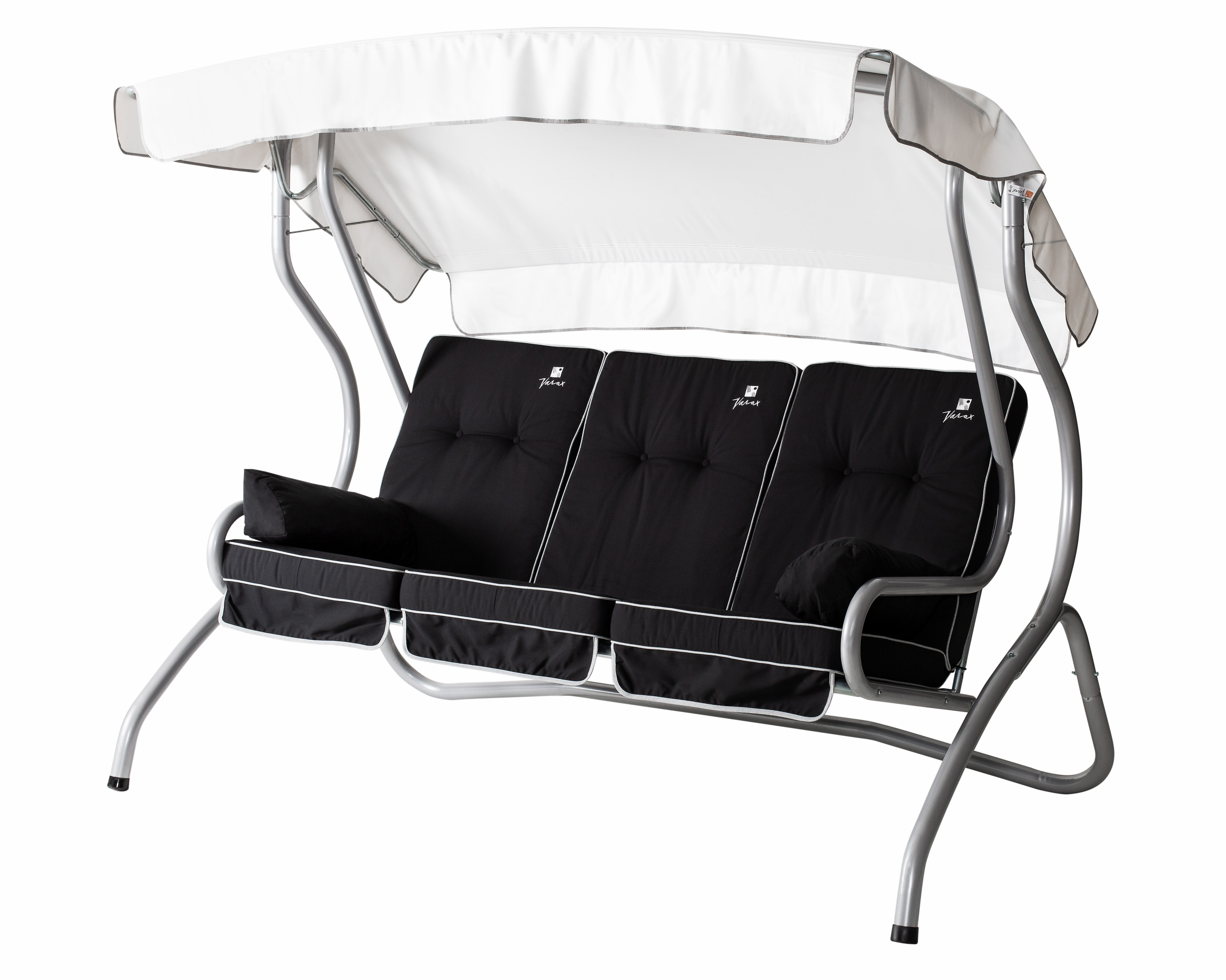 Varax Retro 3-ist pihakeinu tumman harmaa/musta edullisesti netistä ...